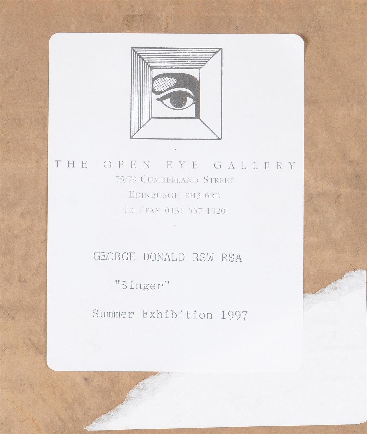 George Donald | Singer | MutualArt