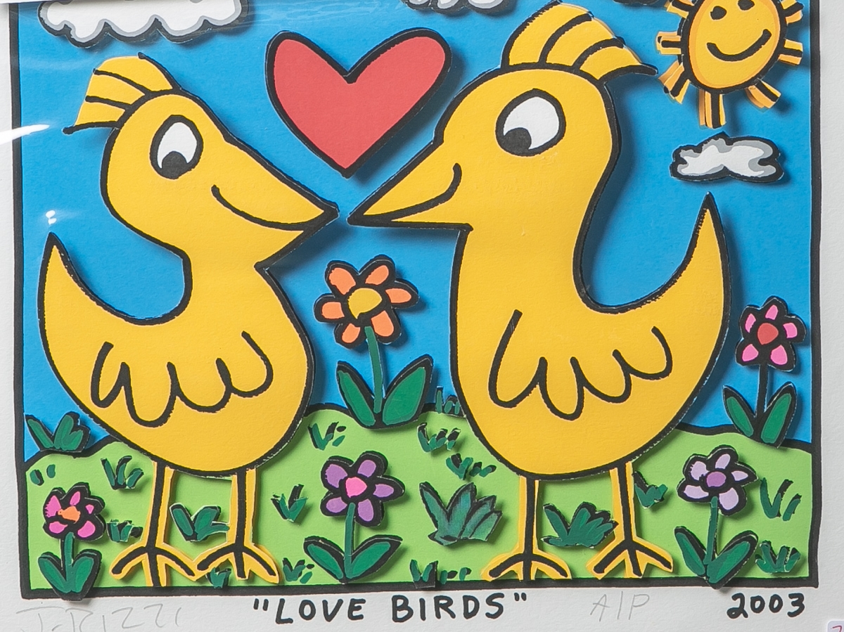 James Rizzi | Love Birds (2003) | MutualArt