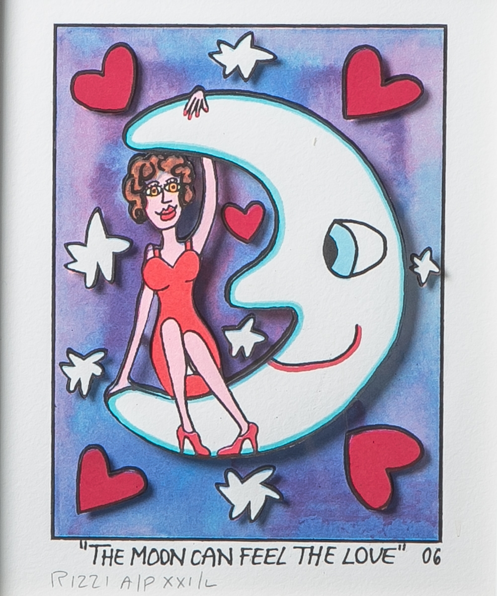 James Rizzi | The Moon Can Feel The Love (2006) | MutualArt