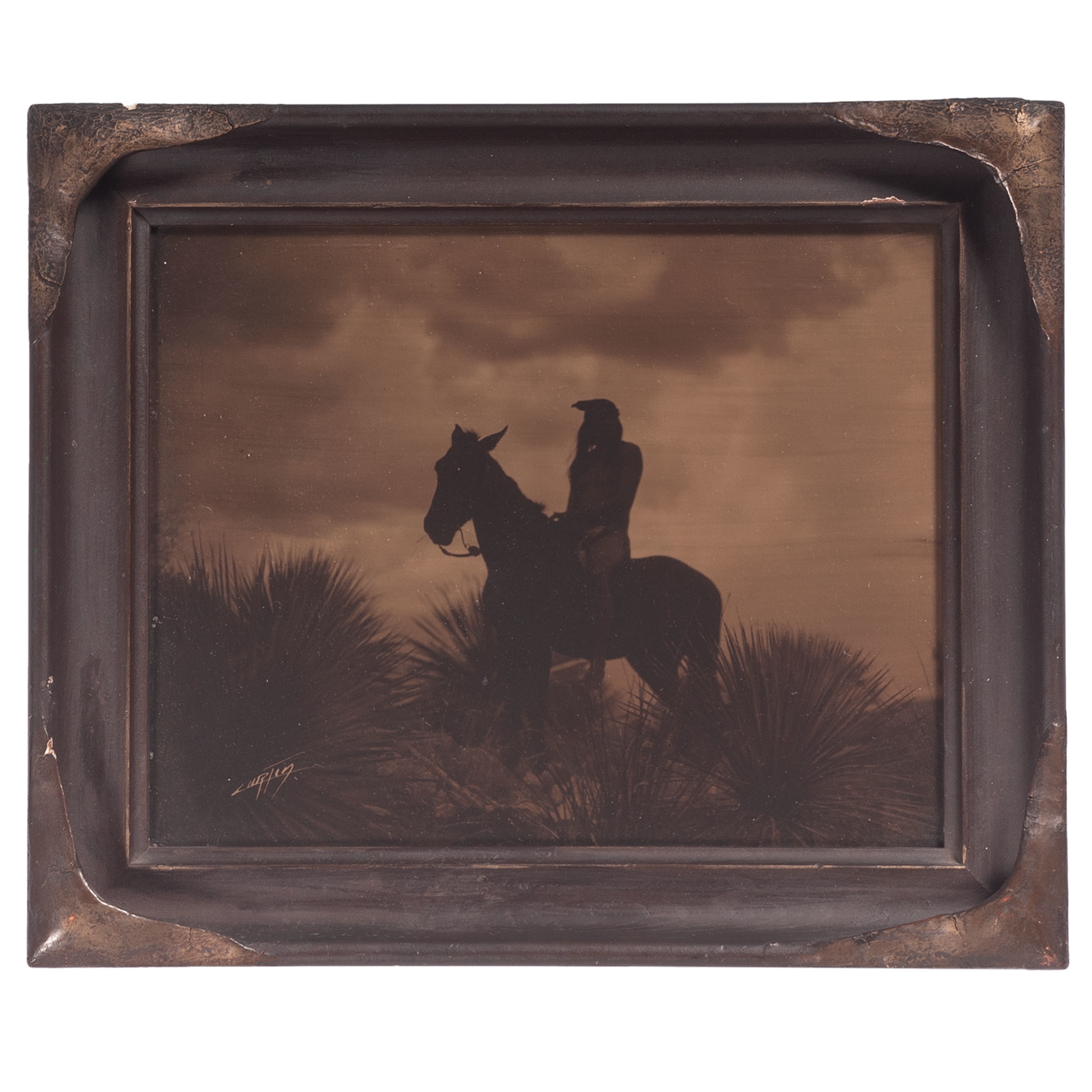 Edward S. Curtis | The Scout-Apache (1906) | MutualArt
