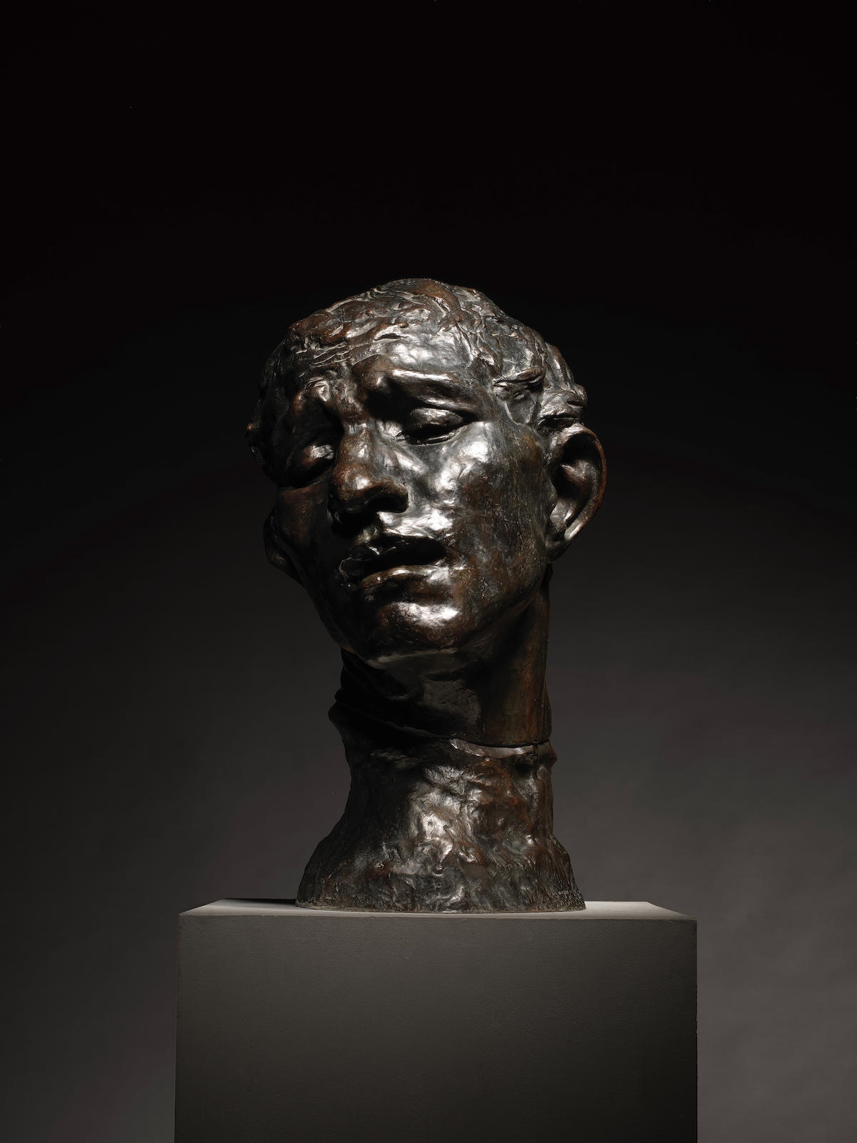 Auguste Rodin | L'un des Bourgeois de Calais: Tête colossale de Pierre ...