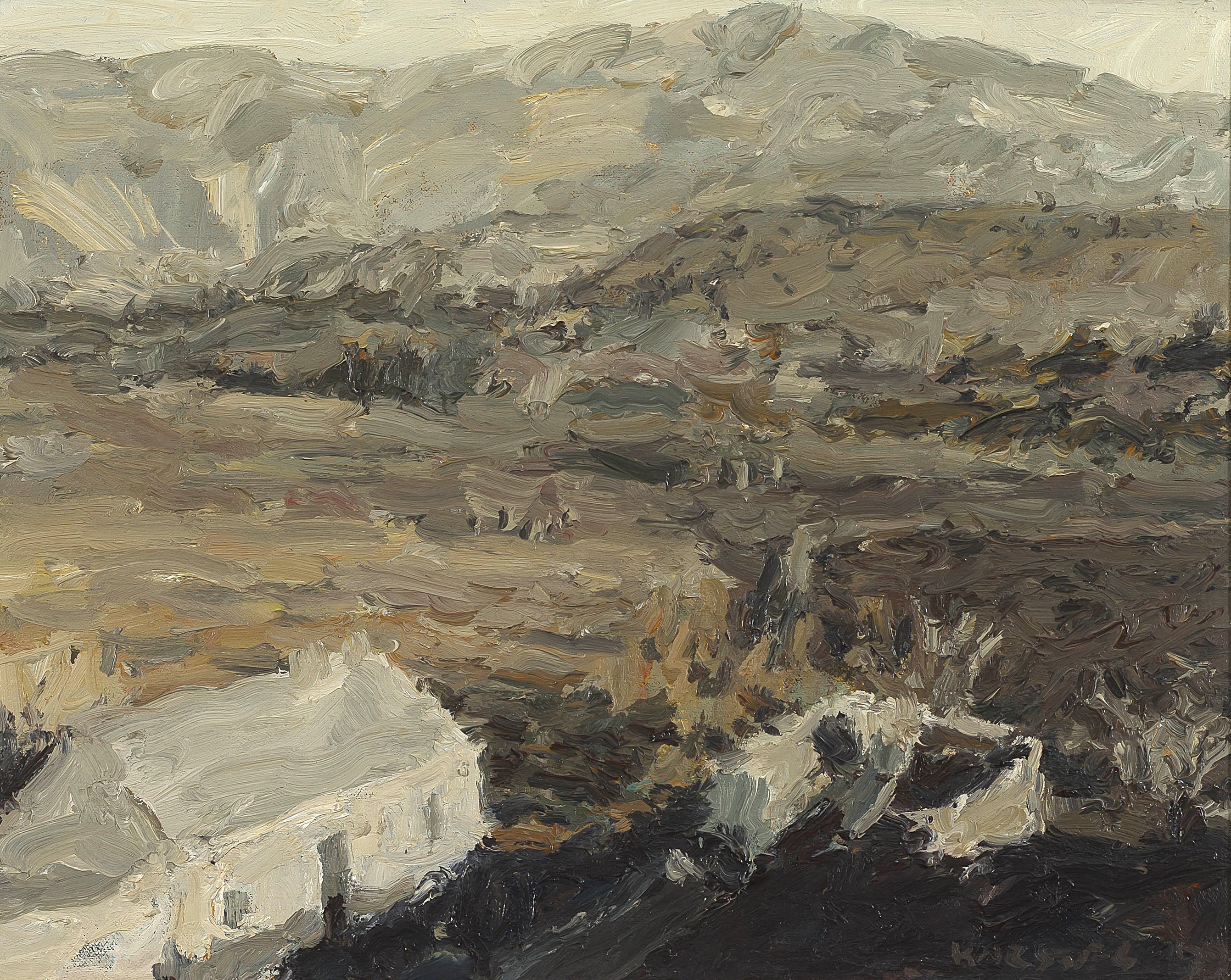 Anton Karstel | Panoramic View of Gamka River from Calitzdorp (1999 ...