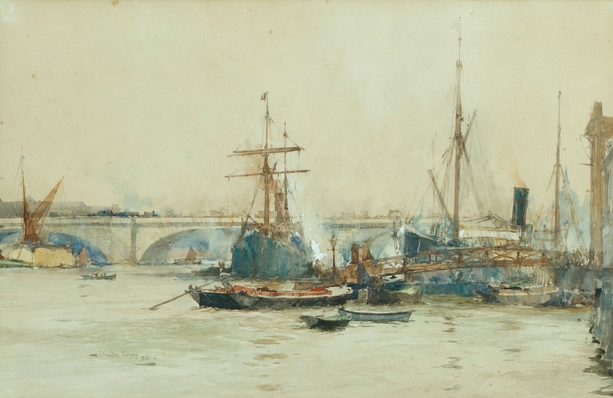 Charles Edward Dixon | The Pool of London (1895) | MutualArt