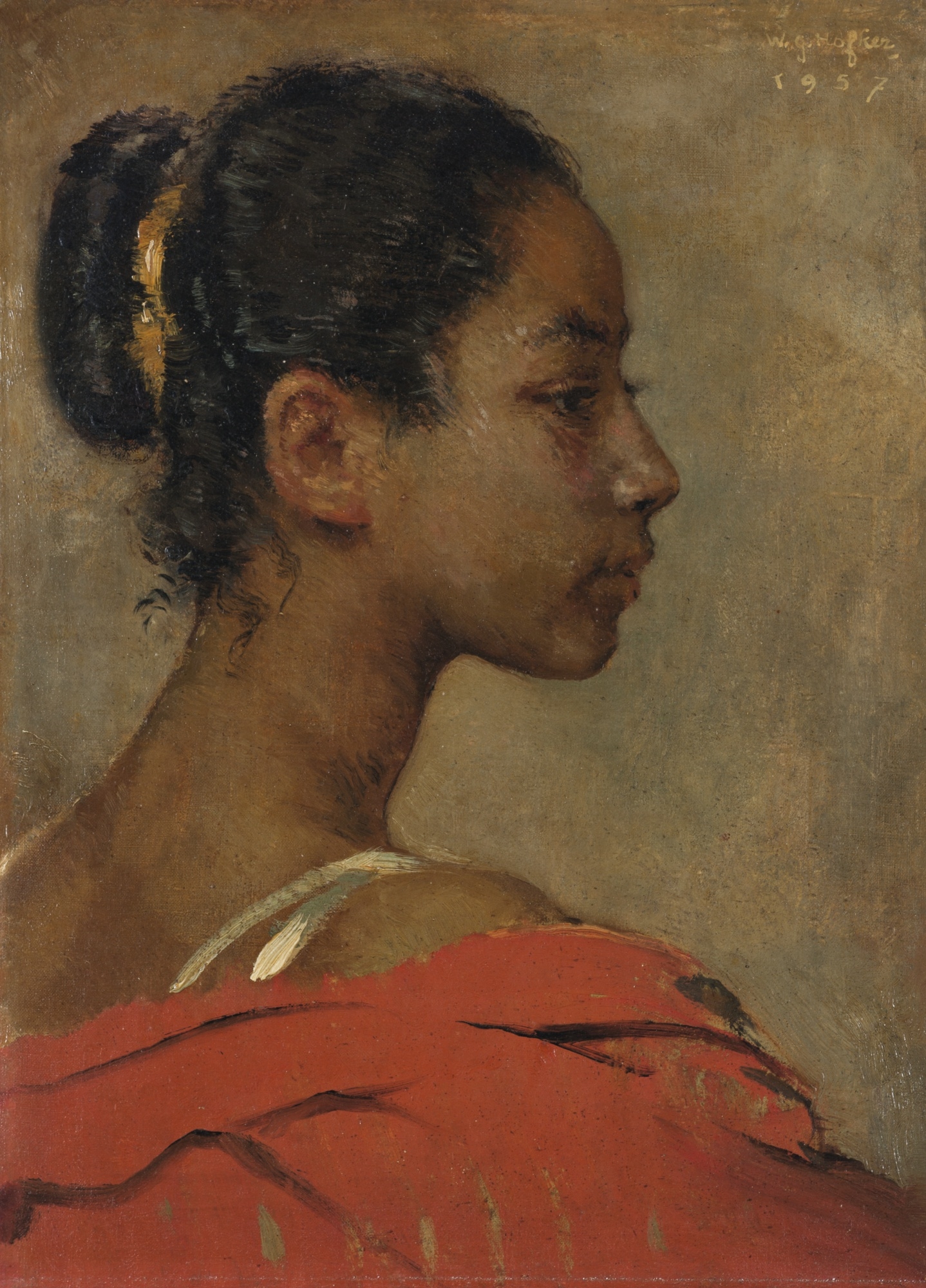 Willem Gerard Hofker | DANSERES (DANCER) (1957) | MutualArt