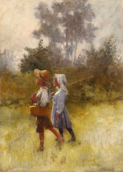 Adam Emory Albright | Untitled (Gone Fishing) | MutualArt