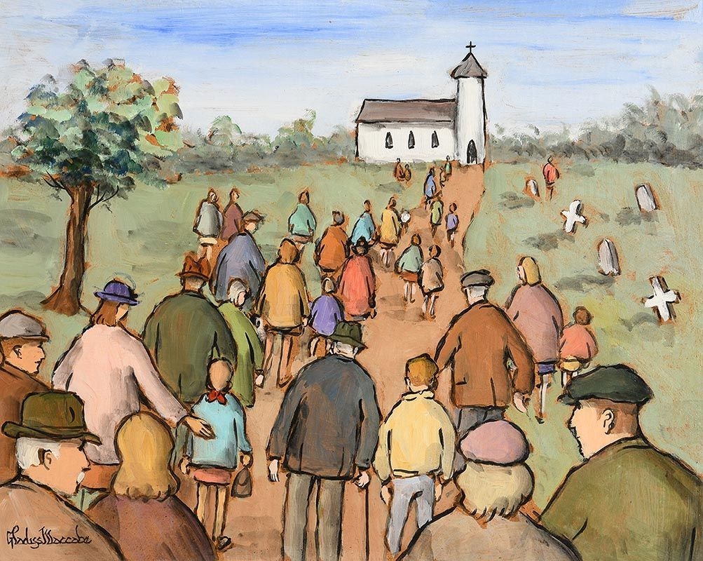 Going To Church Cartoon