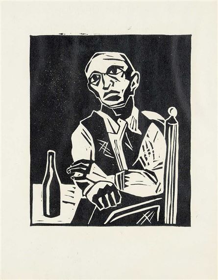 Maxwell Bennett Bates | Portrait of a Man at a Table | MutualArt