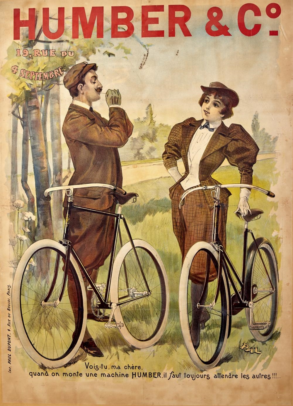 Jean de Paléologue | Bicycle Company Advertising | MutualArt