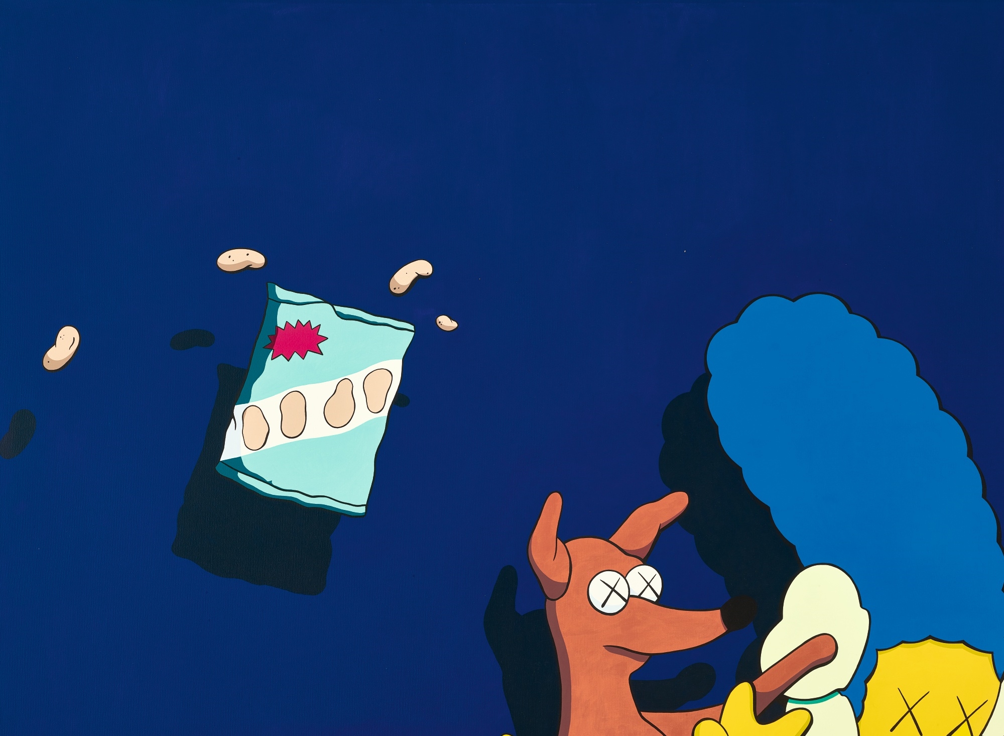 KAWS | UNTITLED (KIMPSONS #1) (2004) | MutualArt