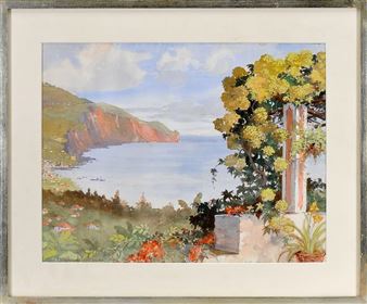 Römer Max | View of Madeira (1953) | MutualArt