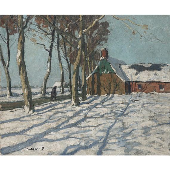 Paul André Jean Eschbach | La route de Longruy | MutualArt