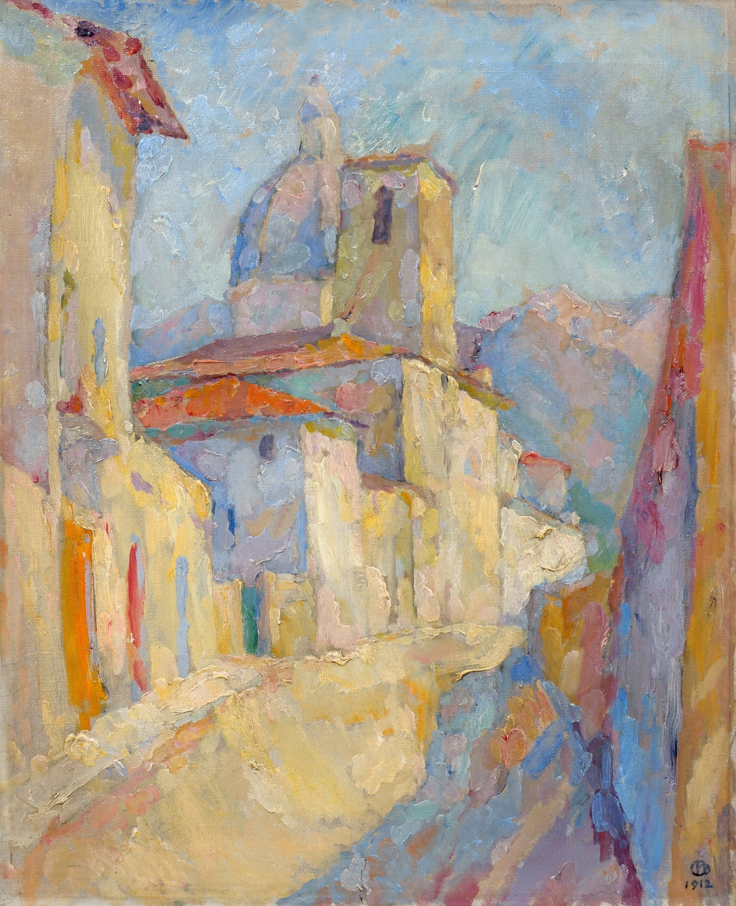 Otto Hettner | Südliche Straße (1912) | MutualArt