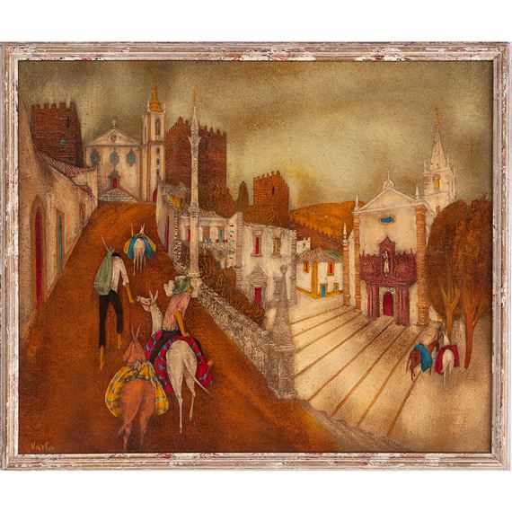 Felix Varla | Untitled (Street Scene) | MutualArt