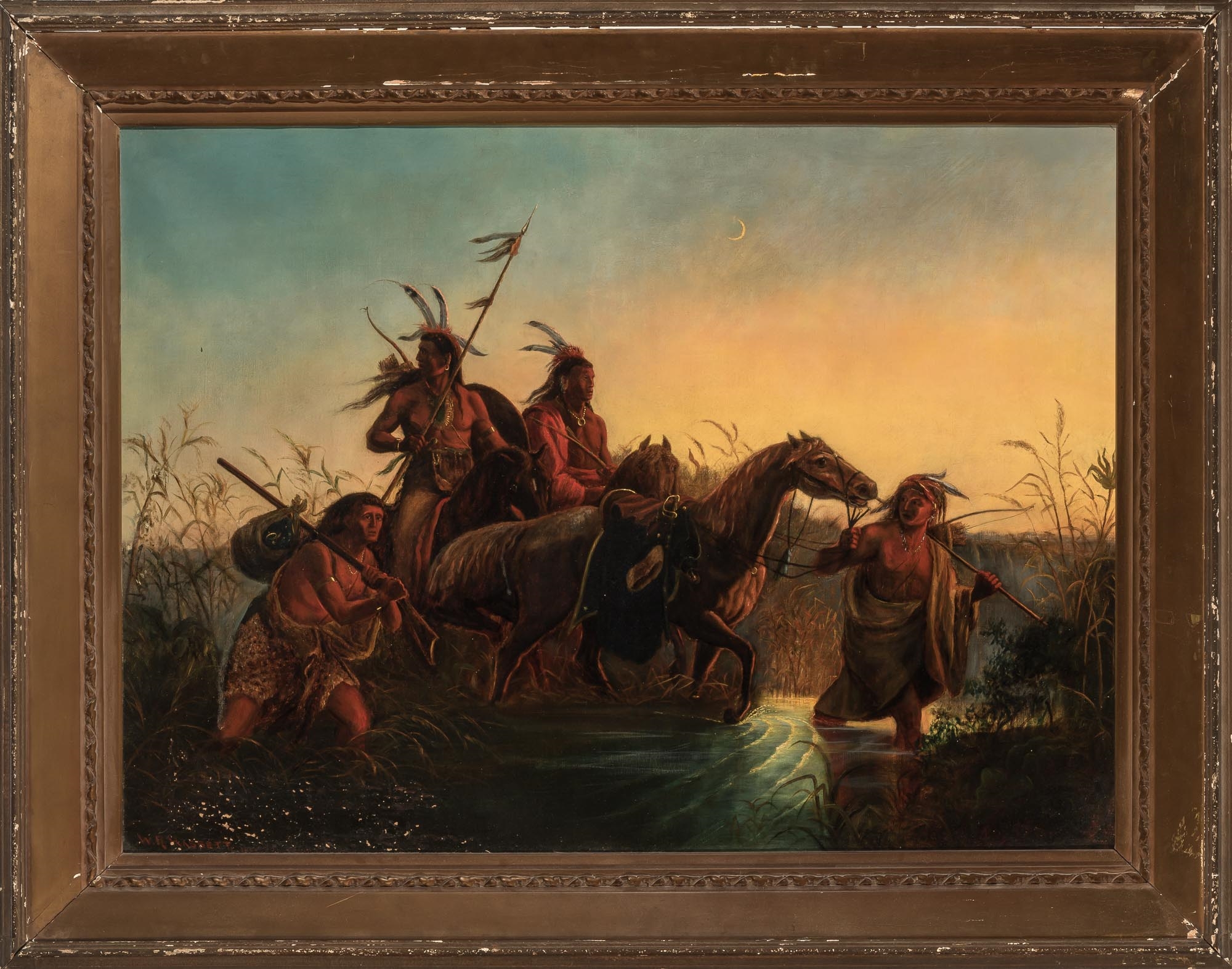 Charles Ferdinand Wimar | The Captive Charger | MutualArt
