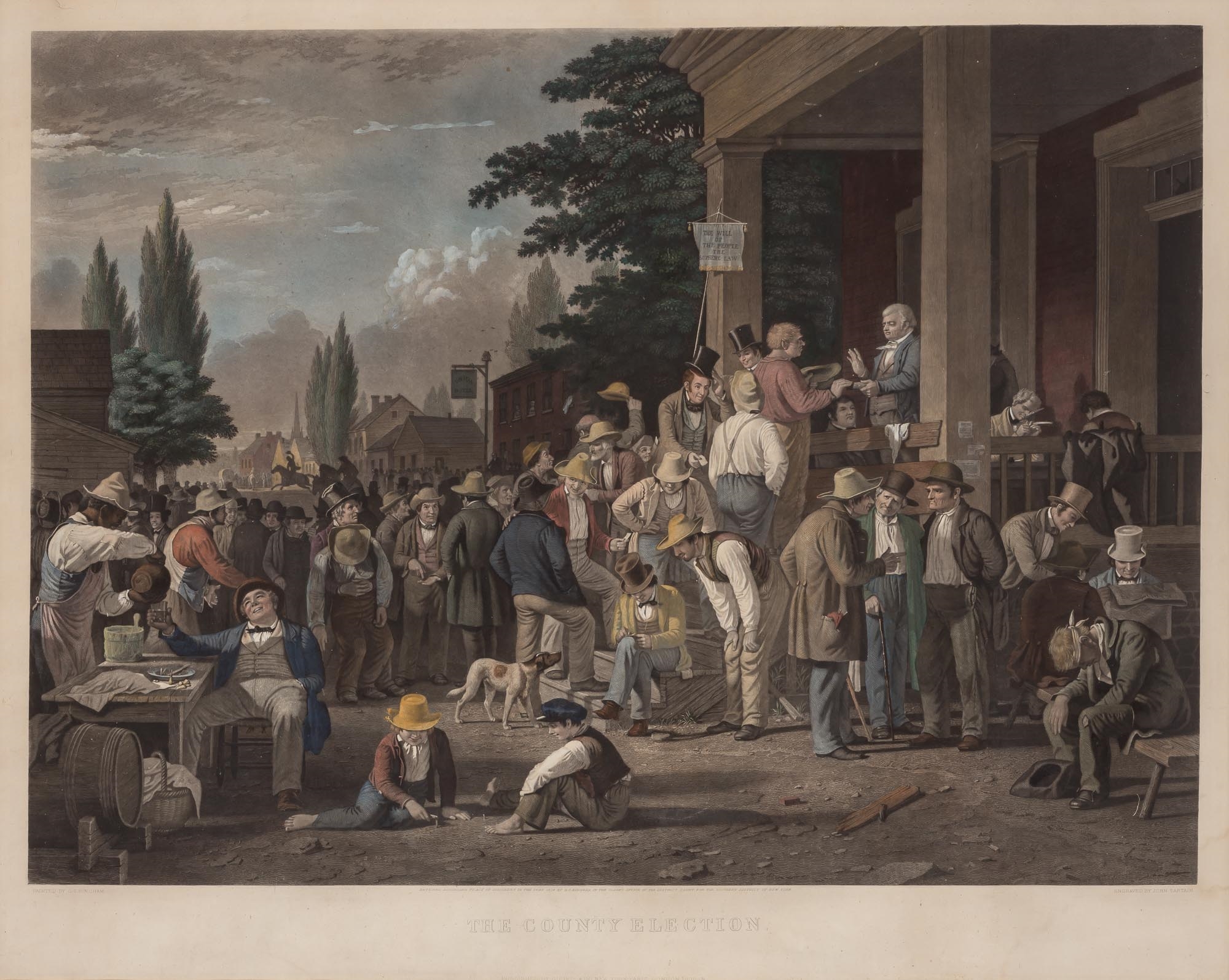 George Caleb Bingham | County Election, 1854 | MutualArt