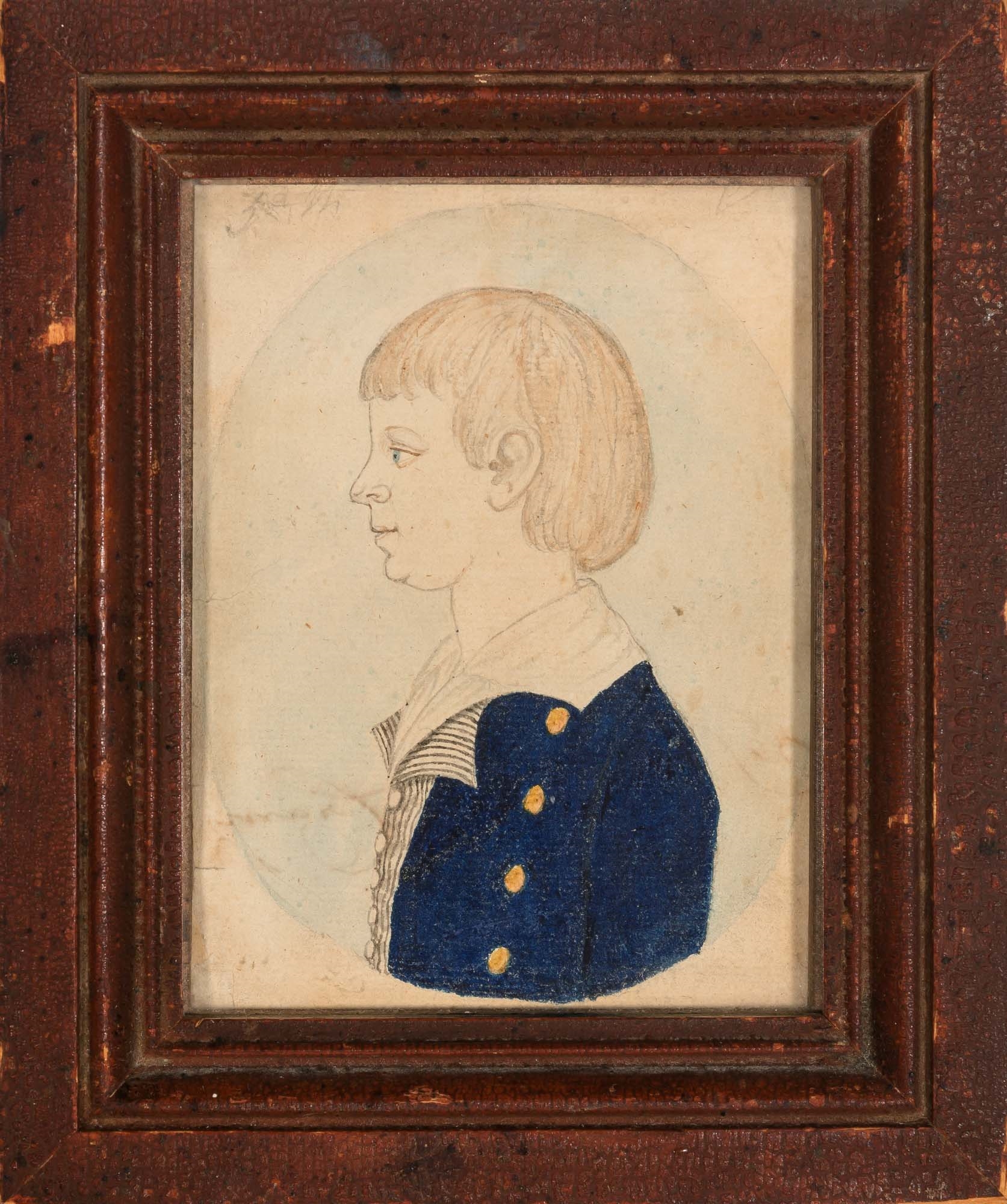 American School, 19th Century | Portraits of Benjamin Cramp and Hannah ...
