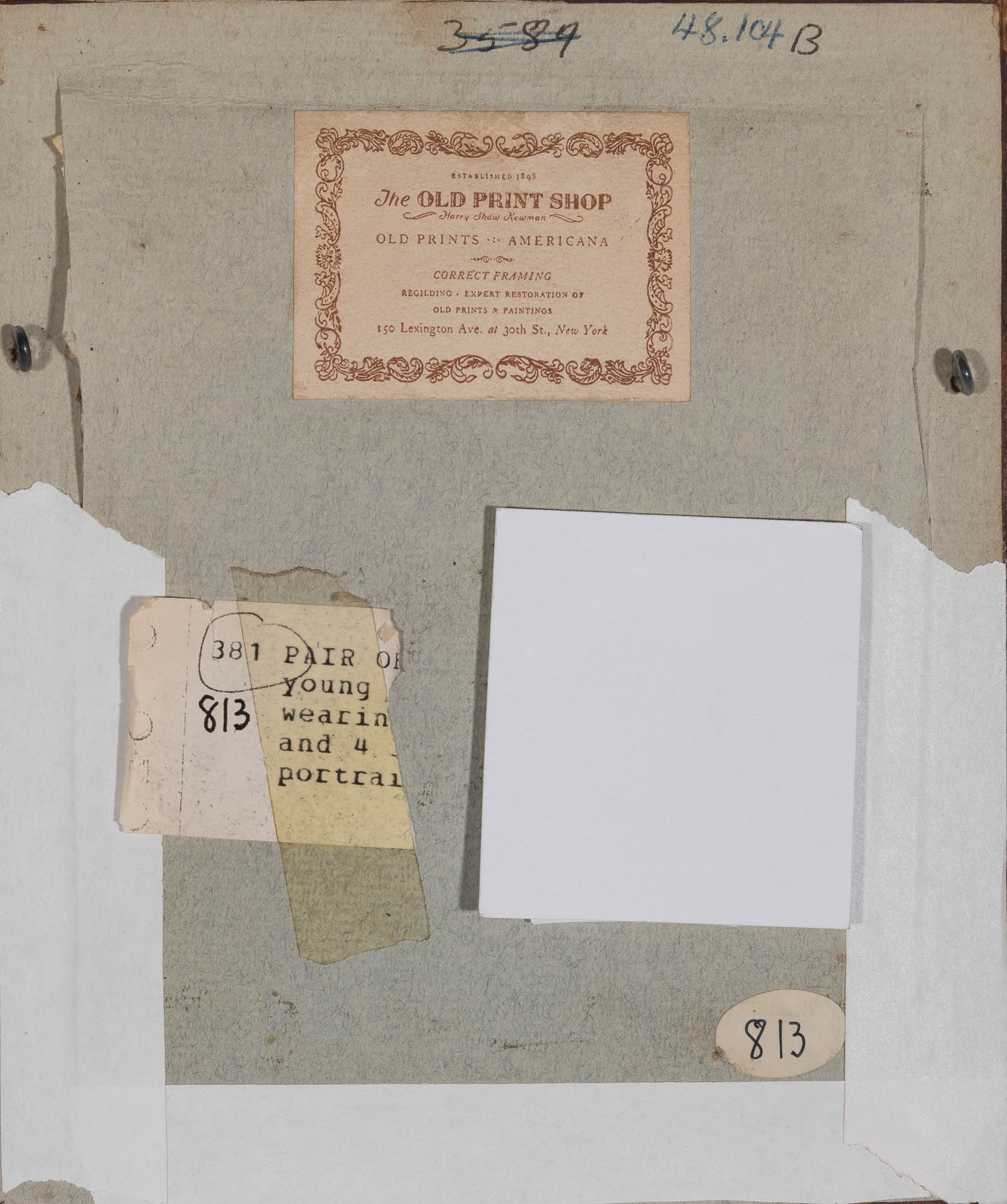 American School, 18th Century | Portraits of Benjamin Cramp and Hannah ...