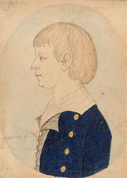American School, 18th Century | Portraits of Benjamin Cramp and Hannah ...