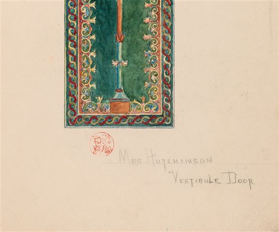 John La Farge | Study for Vestibule Door for Mrs. Hutchenson, I | MutualArt