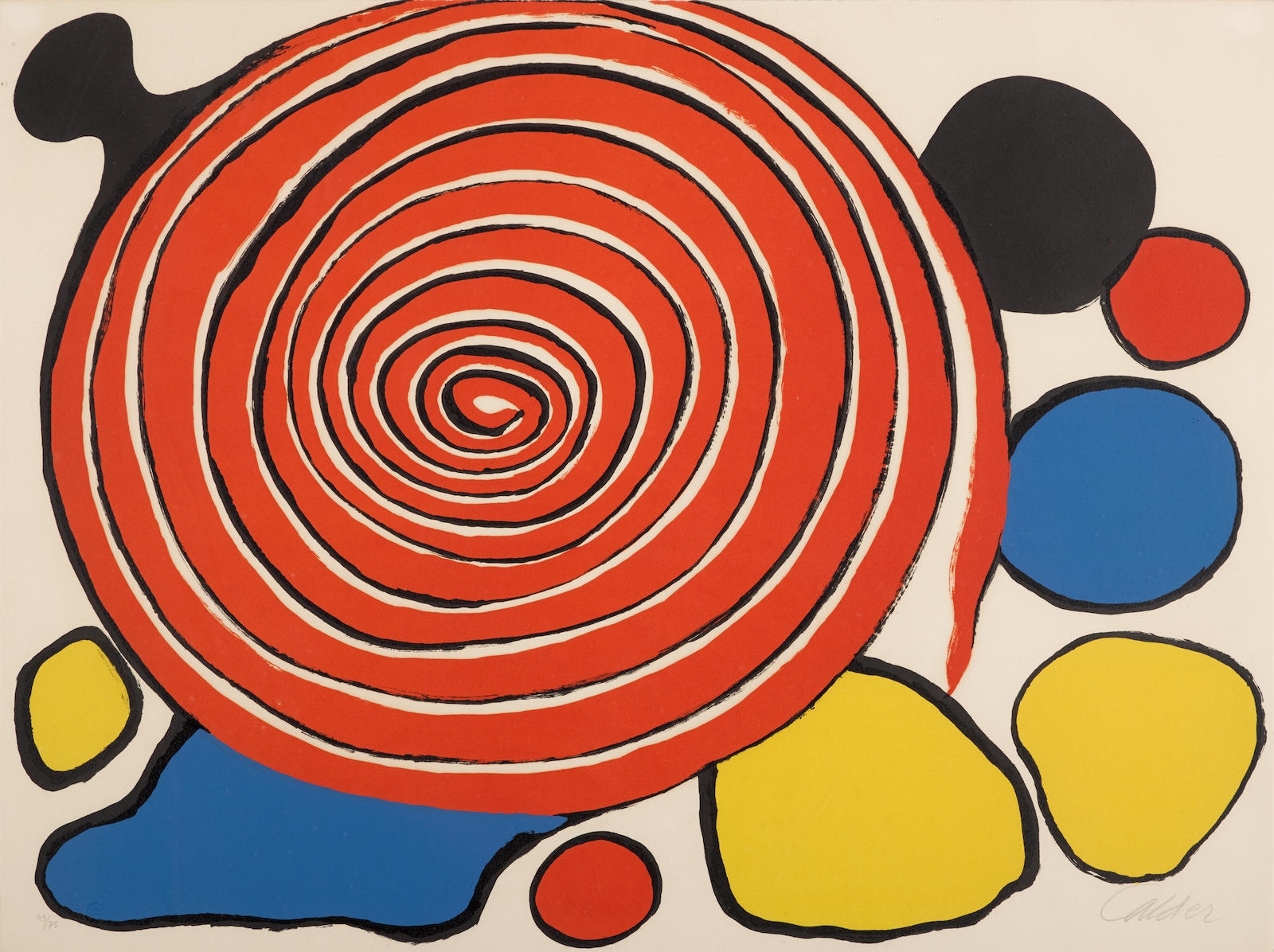 Alexander Calder | Circle with Eyes (1976) | MutualArt