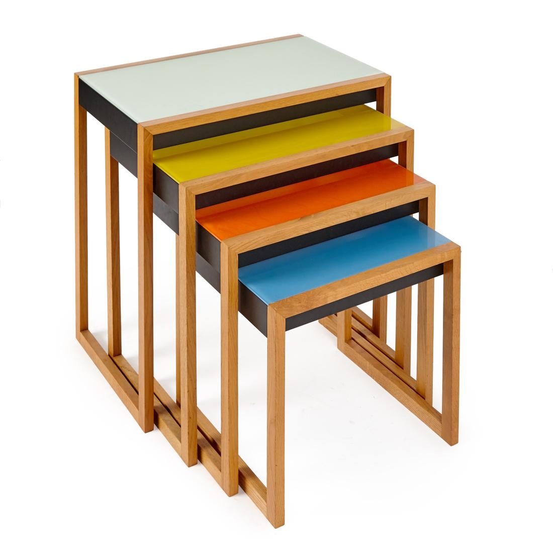 Josef Albers | Set of 4, Josef Albers Nesting Tables | MutualArt