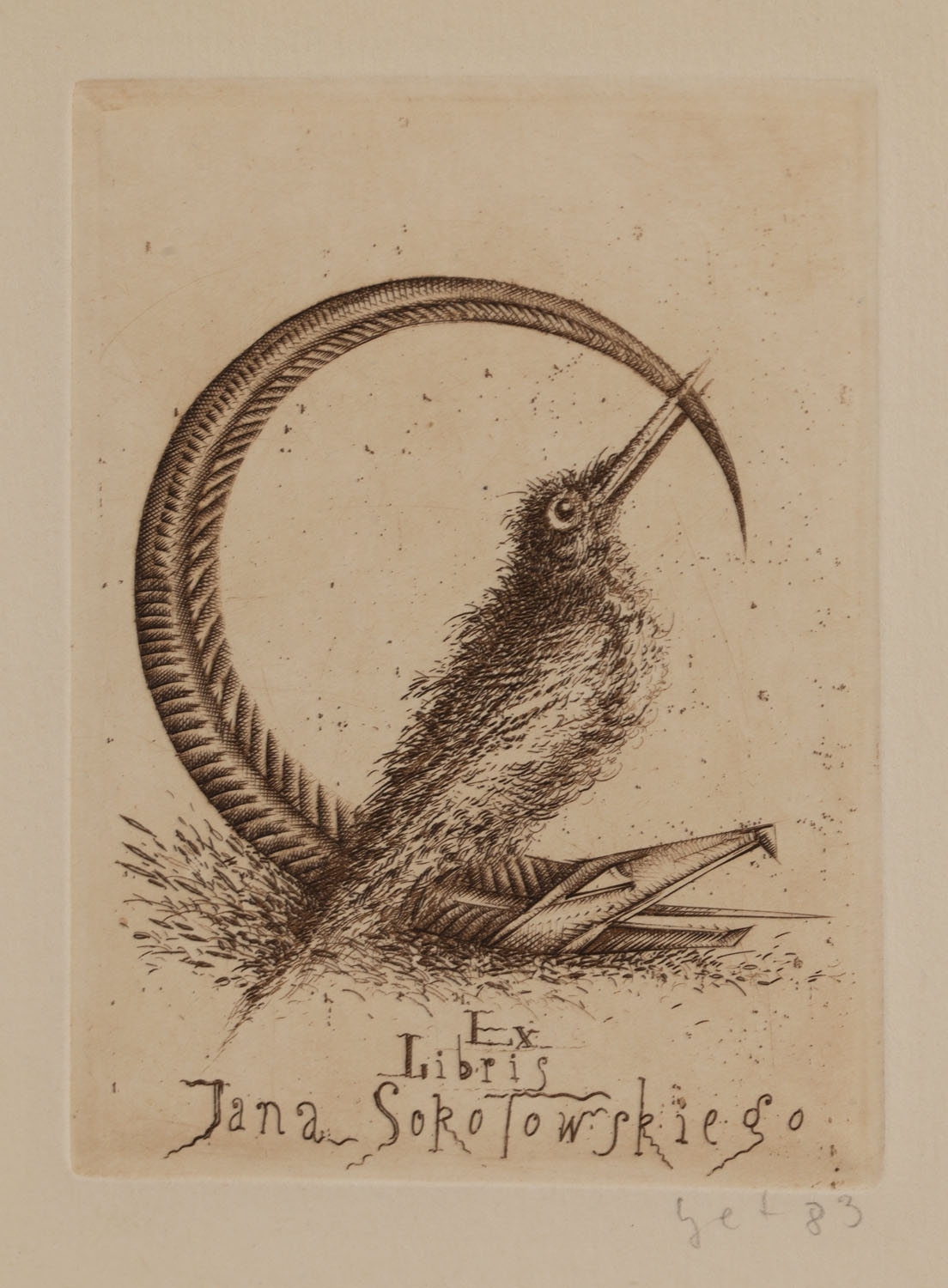 Eugeniusz Get-Stankiewicz | Ex libris of Jan Sokolowski (1983) | MutualArt