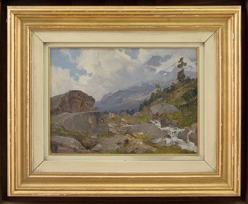 Achille Beltrame | In riva al torrente | MutualArt