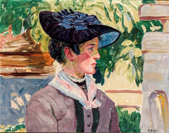 Paul Leon Bleger | Portrait de femme | MutualArt