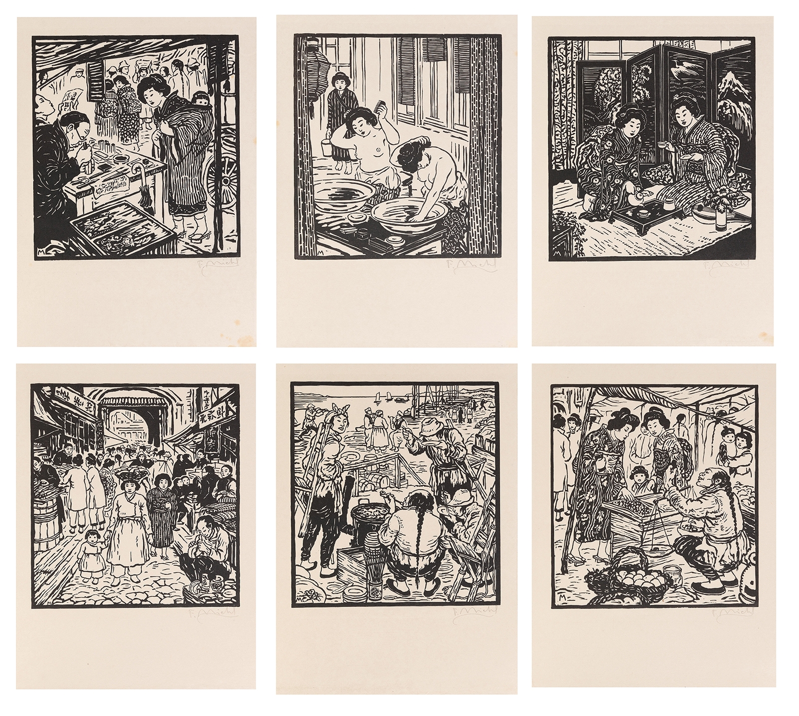 Ferdinand Michl | “Aus dem fernen Osten” [Scenes from the Far East ...