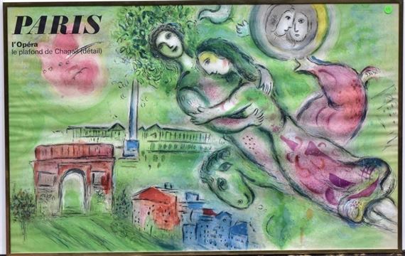 Marc Chagall | Paris, L'Opera le Plafond de Chagall | MutualArt