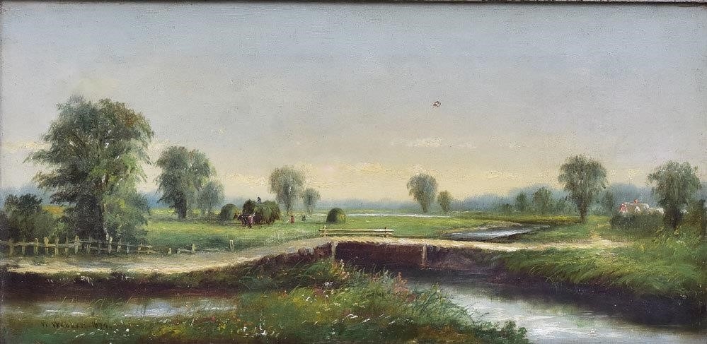 Wesley E. Webber | Landscape (1874) | MutualArt