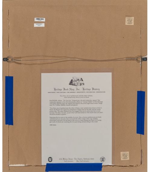 Rackham Arthur | The Two Pots, Aesops Fables interior illustration ...