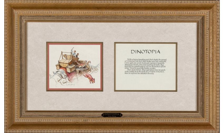 James Gurney | Bix Leapt Down from Her Perch,Dinotopia interior ...