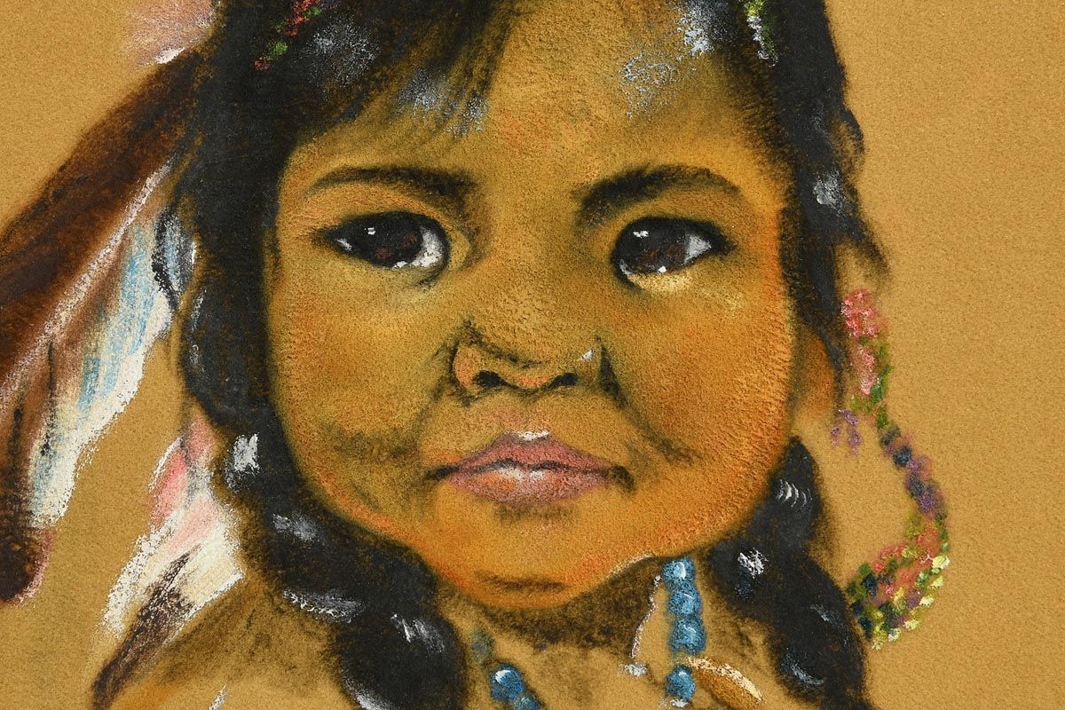 Lorraine Trester | Little Indian Boy | MutualArt