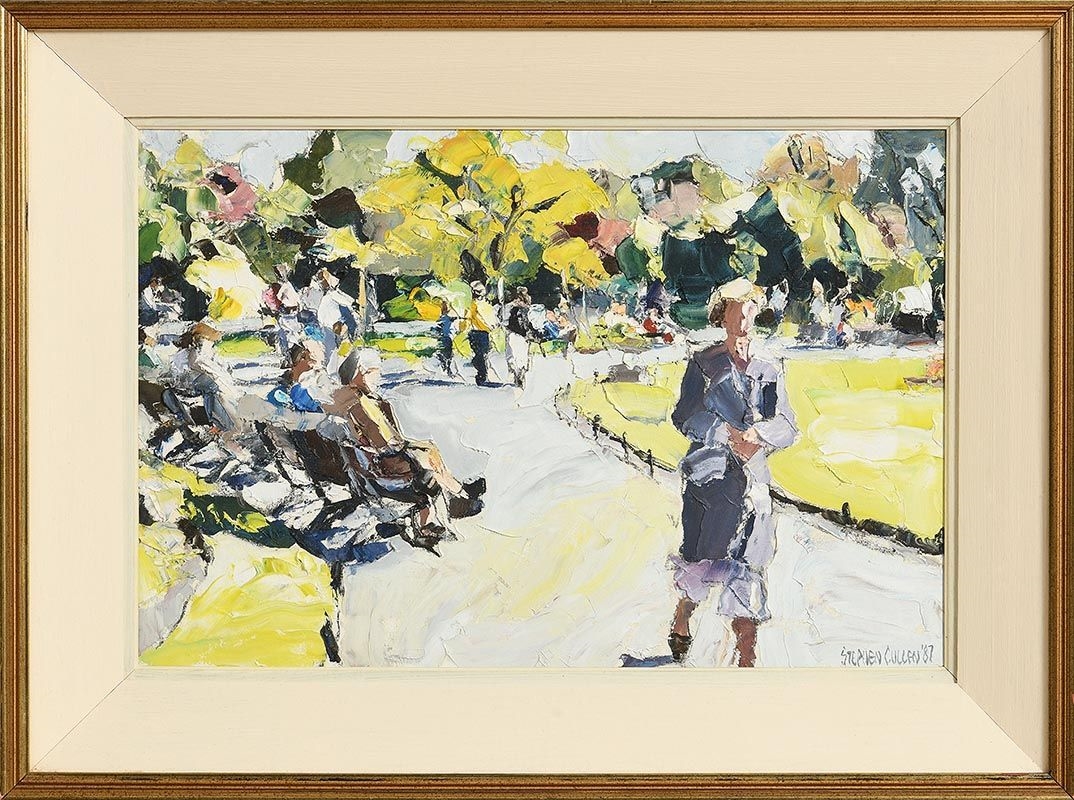 Stephen Cullen | Stephen's Green Sunlight (1987) | MutualArt