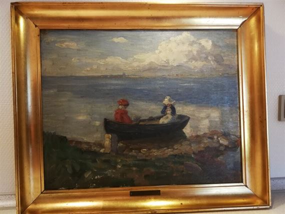 Carl Edvard Frydensberg | Mooring boat | MutualArt