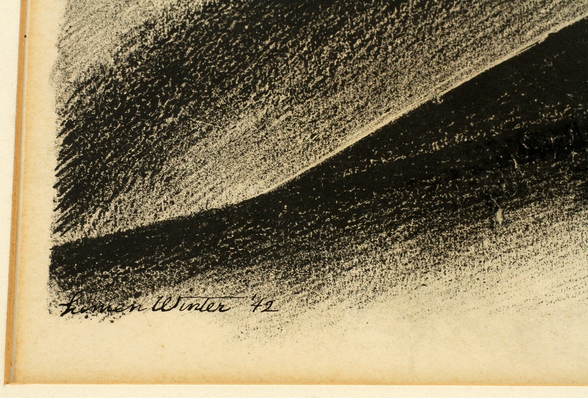 Lumen Martin Winter | FUTURIST LITHOGRAPH (1942) | MutualArt