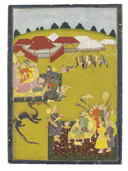 Persian School, 18th Century | AN ILLUSTRATION TO A PERSIAN EPIC ...