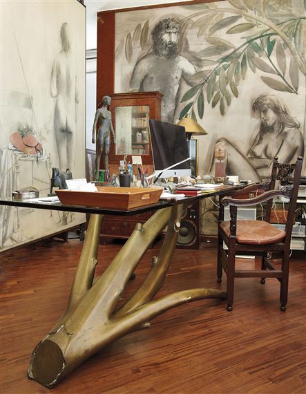 Giacomo Manzù | A RARE AND IMPORTANT TABLE | MutualArt