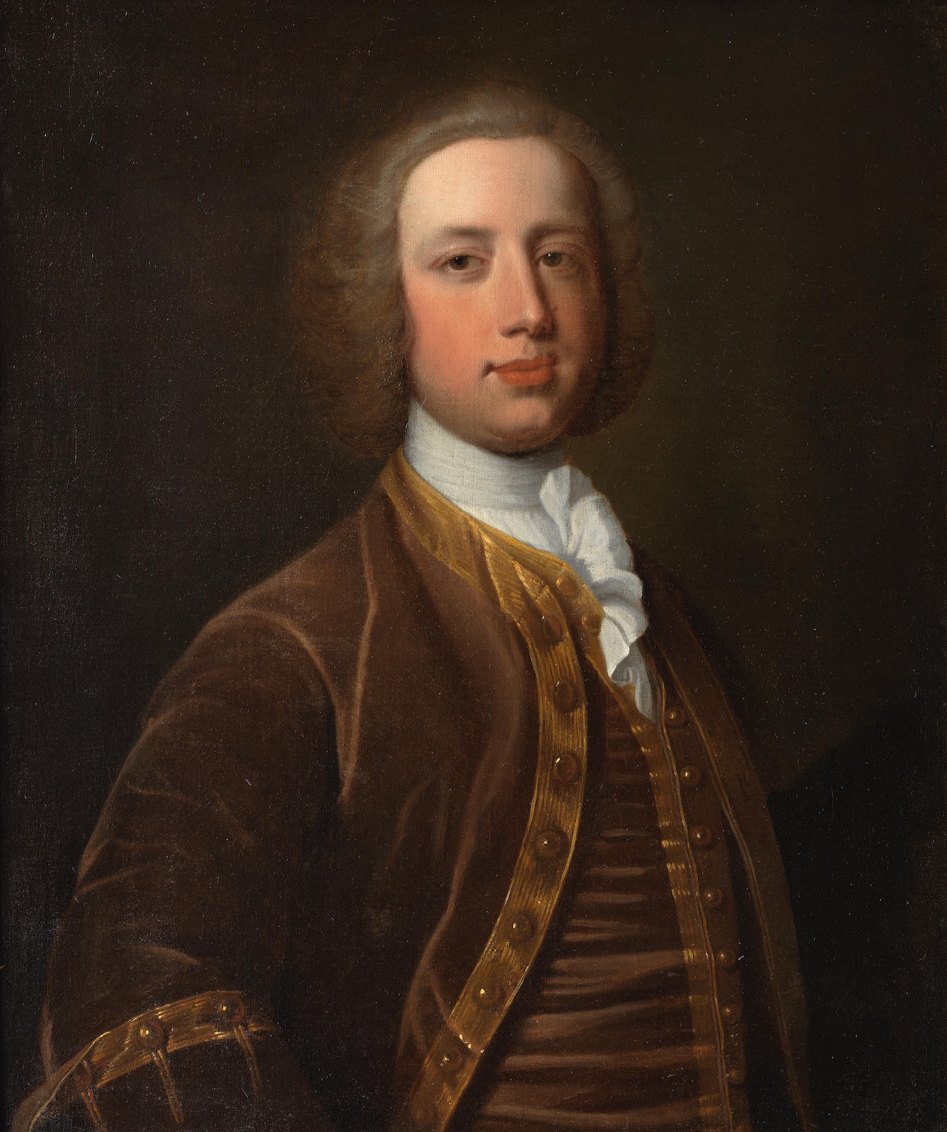 George Knapton | Portrait of Ambrose Isted of Ecton, Northamptonshire ...