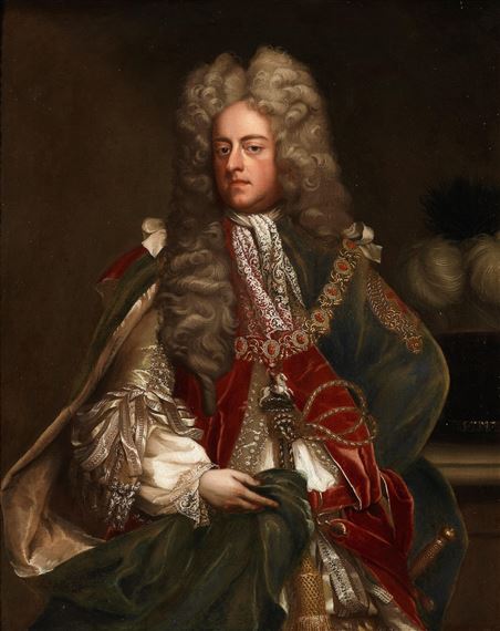 Godfrey Kneller | Portrait of Prince George of Denmark, standing three ...
