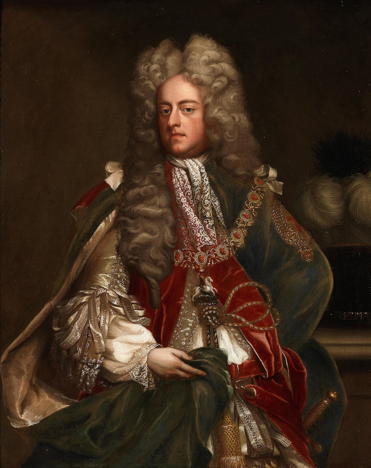 Godfrey Kneller | Portrait of Prince George of Denmark, standing three ...