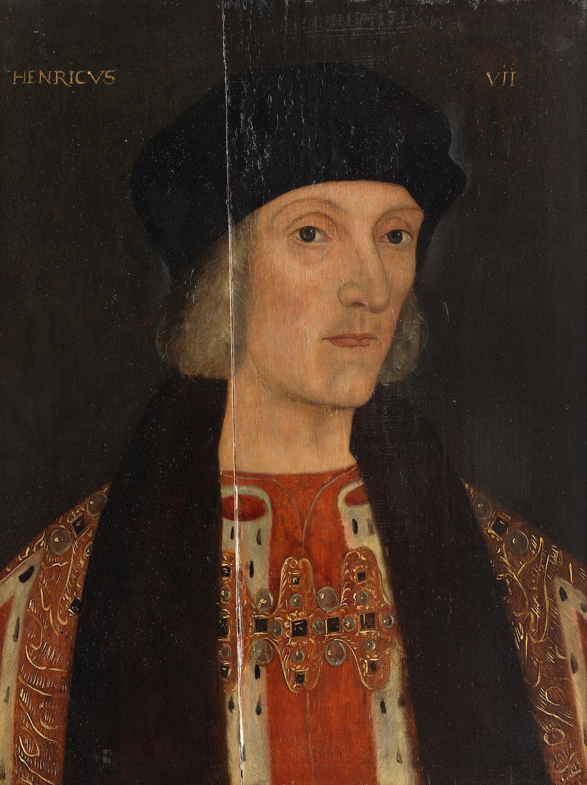 British School, 17th Century | Portrait of Henry VII, bust- ermine ...