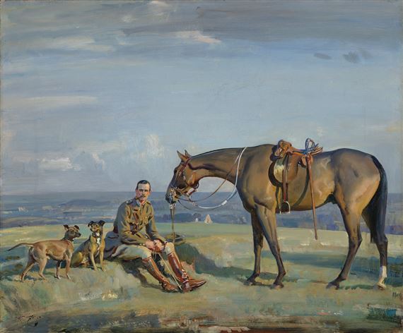 Sir Alfred James Munnings | Portrait of Col. John Jacob Astor; and ...