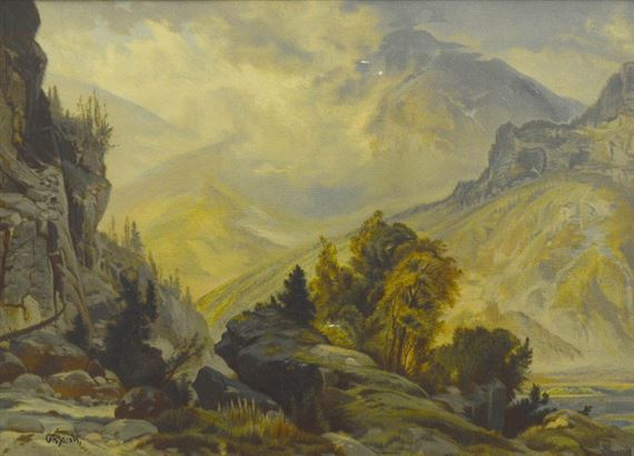Otto Reinhold Jacobi | Alpine landscape | MutualArt