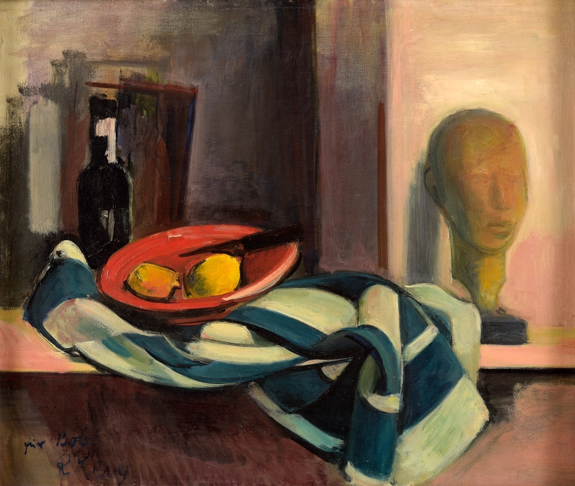 Rudolf Levy | Stillleben mit Büste (1932) | MutualArt