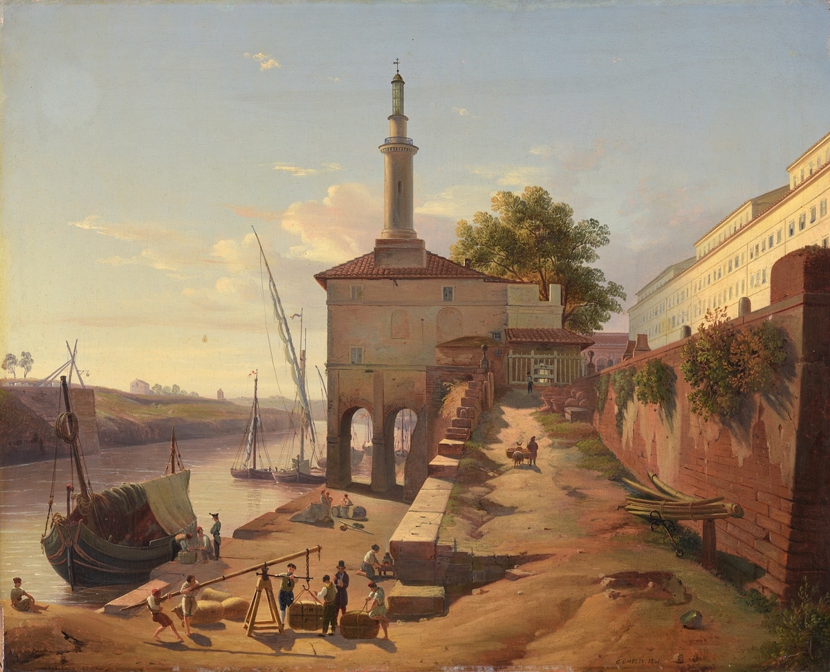 Johann Georg Gmelin | Porta di Ripa und das Ospizio di San Michele in ...