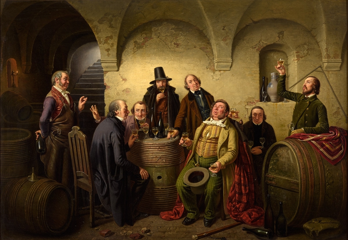 Johann Peter Hasenclever | Die Weinprobe | MutualArt