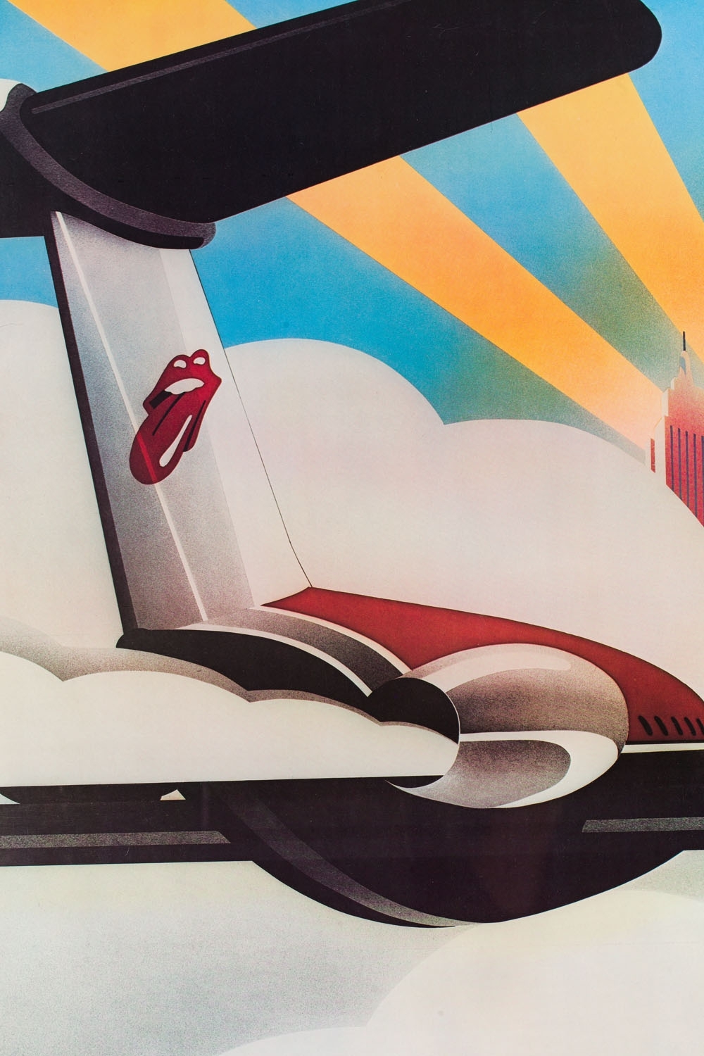 John Pasche | Promotional poster for The Rolling Stones American Tour ...