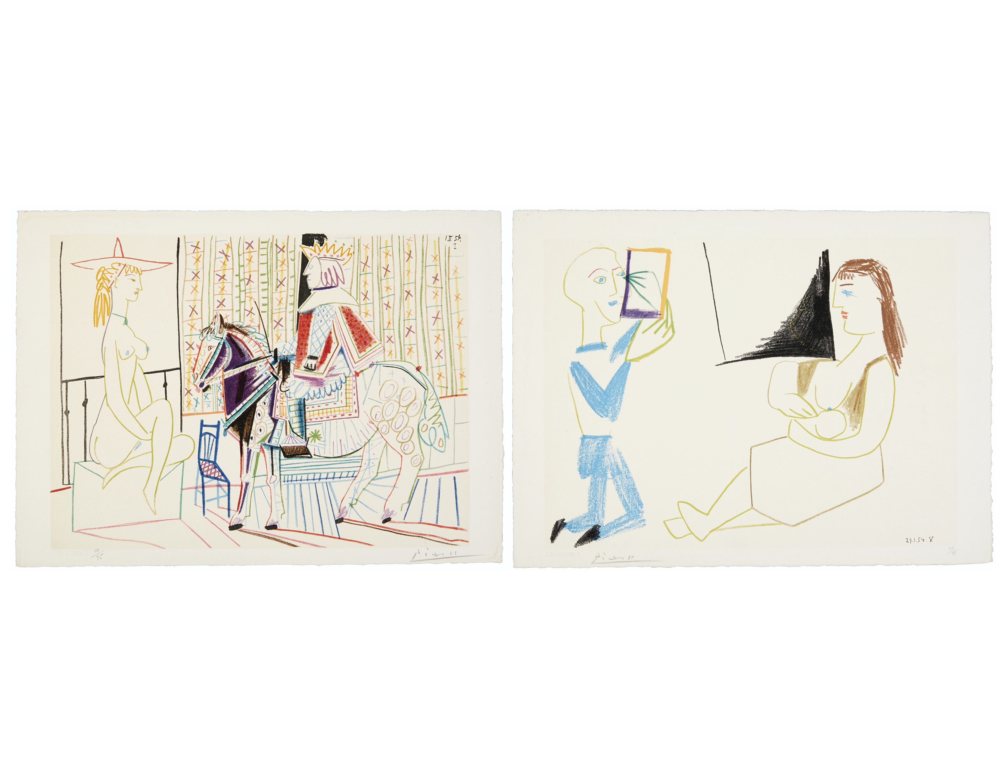 Pablo Picasso | Verve Nos. 29-30: one plate (1954) | MutualArt